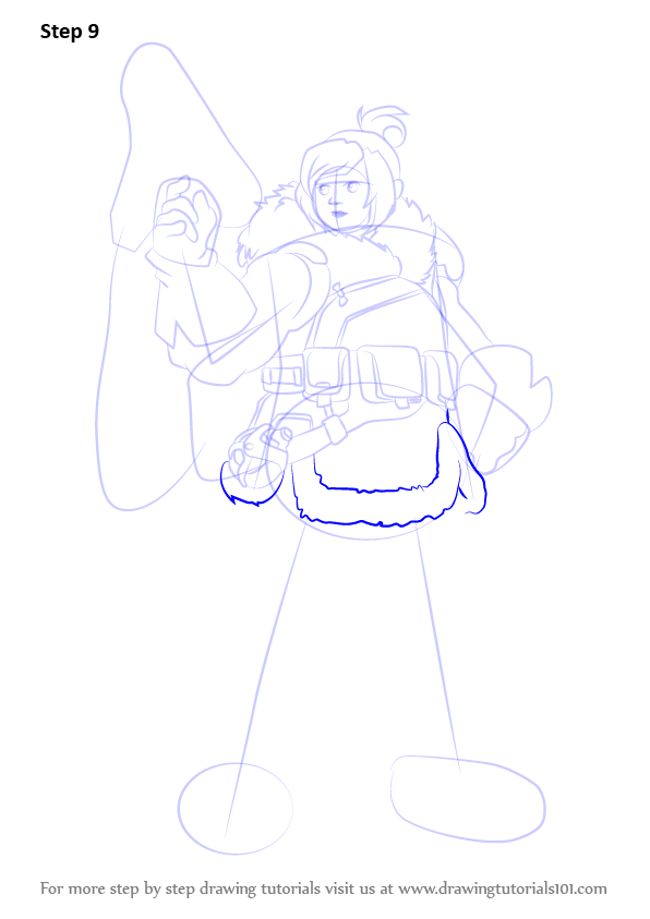 How to Draw Mei from Overwatch (Overwatch) Step by Step ...