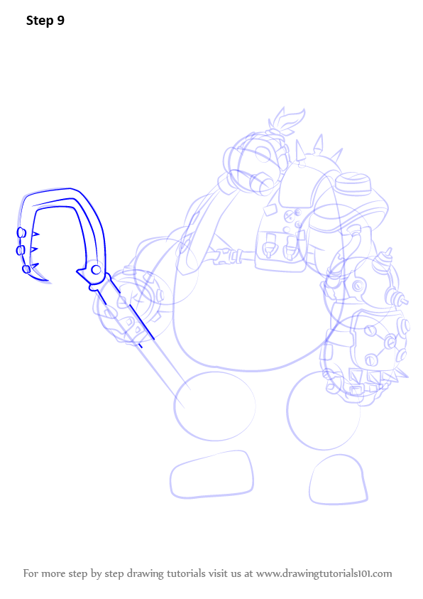 How to Draw Roadhog from Overwatch (Overwatch) Step by Step ...