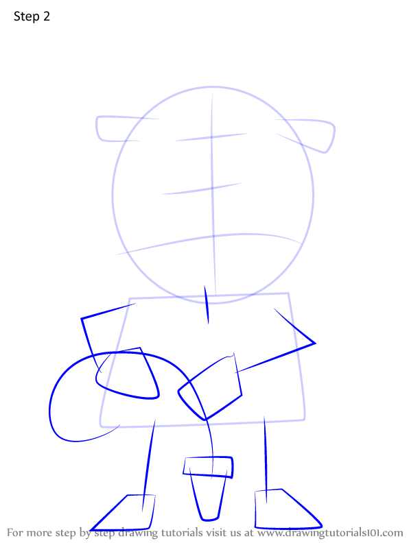 How to Draw Chief Puddle from PaRappa The Rapper (PaRappa the Rapper ...