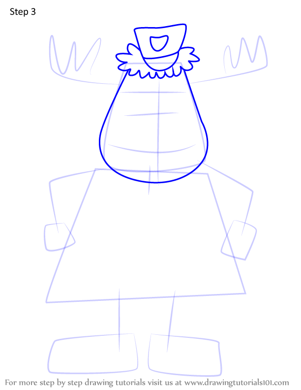 How to Draw Instructor Mooselini from PaRappa The Rapper (PaRappa the ...
