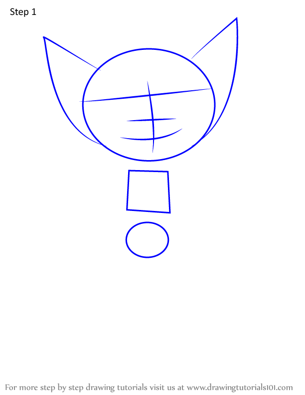 How to Draw Katy Kat from PaRappa The Rapper (PaRappa the Rapper) Step ...