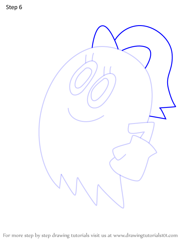 How to Draw Kelly from Pac-Man (Pac-Man) Step by Step ...