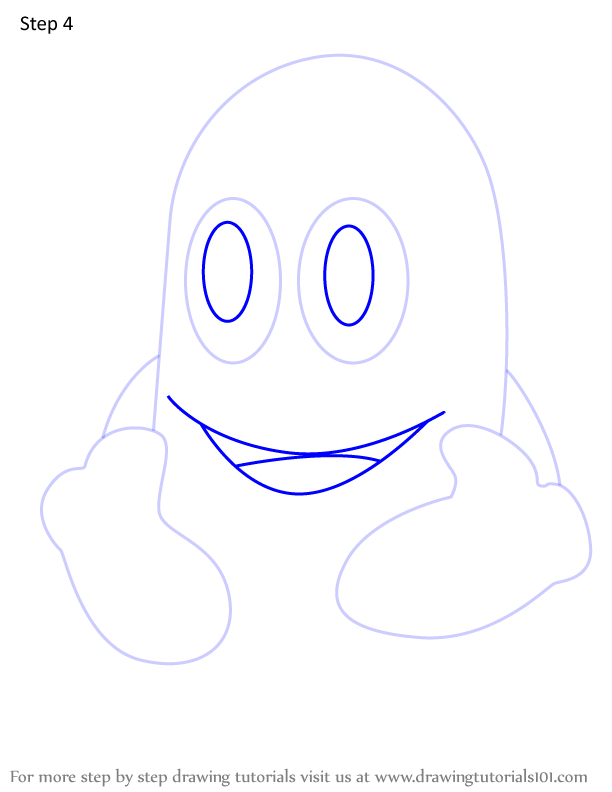 How to Draw Orson from Pac-Man (Pac-Man) Step by Step ...