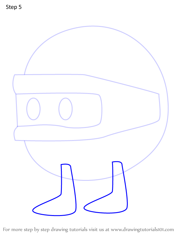 How to Draw Pooka from Pac-Man (Pac-Man) Step by Step ...