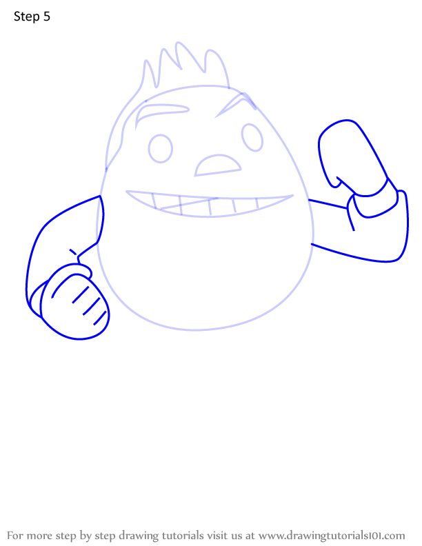 How to Draw Skeebo from Pac-Man (Pac-Man) Step by Step ...