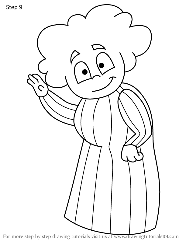 How to Draw Thunder from Pajama Sam (Pajama Sam) Step by Step ...