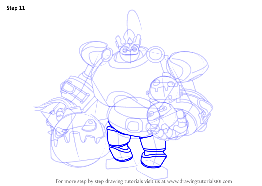 How to Draw Bomb King from Paladins (Paladins) Step by Step ...