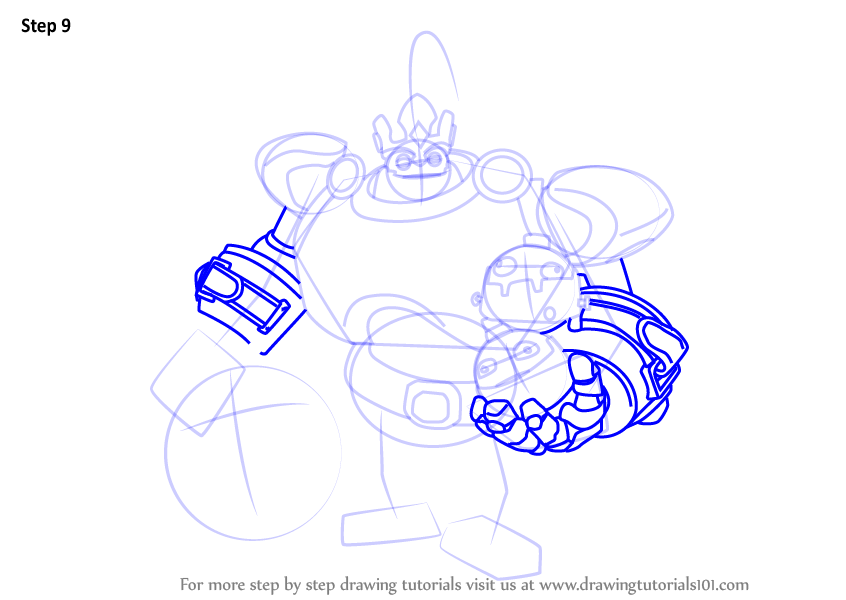 How to Draw Bomb King from Paladins (Paladins) Step by Step ...