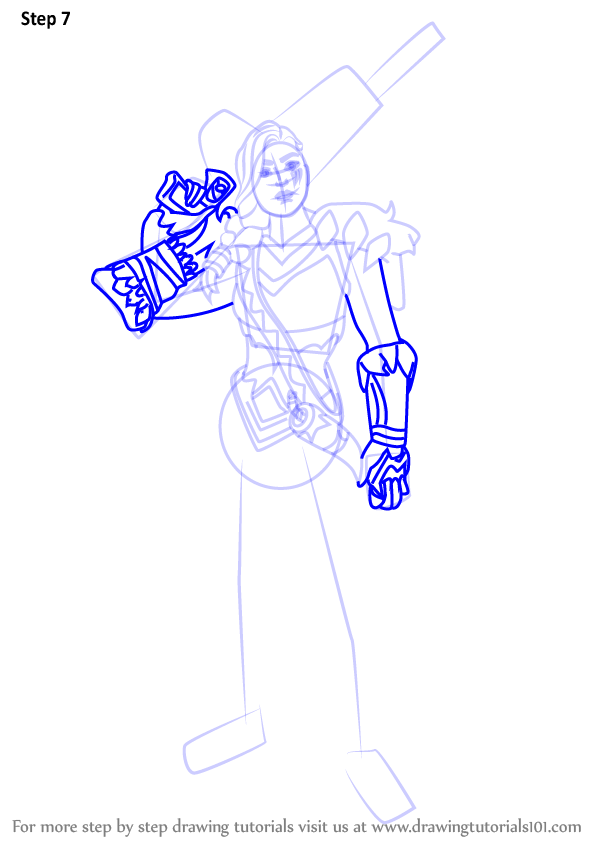 How to Draw Tyra from Paladins (Paladins) Step by Step ...