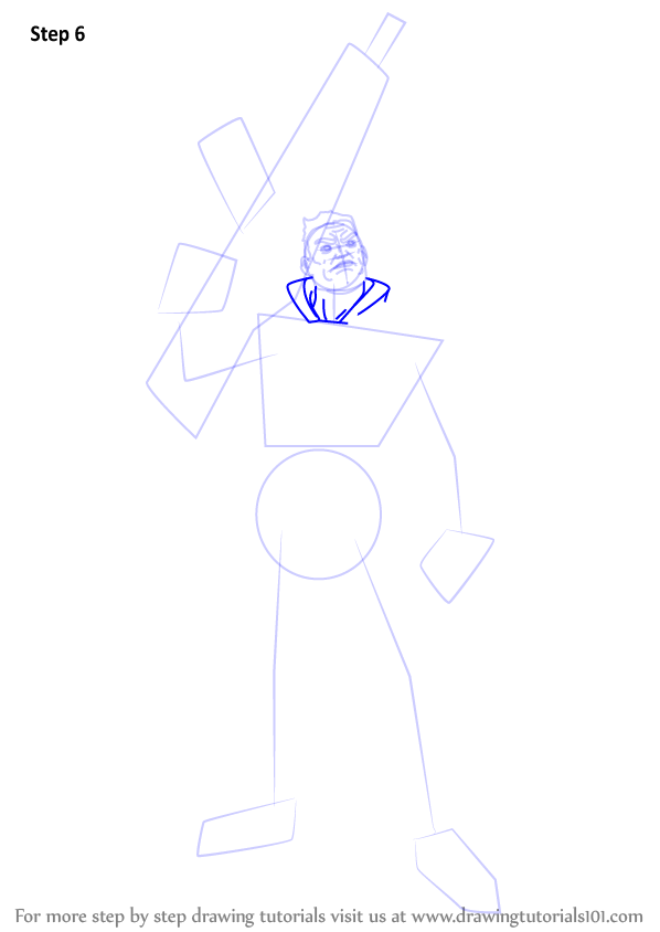 How to Draw Viktor from Paladins (Paladins) Step by Step ...