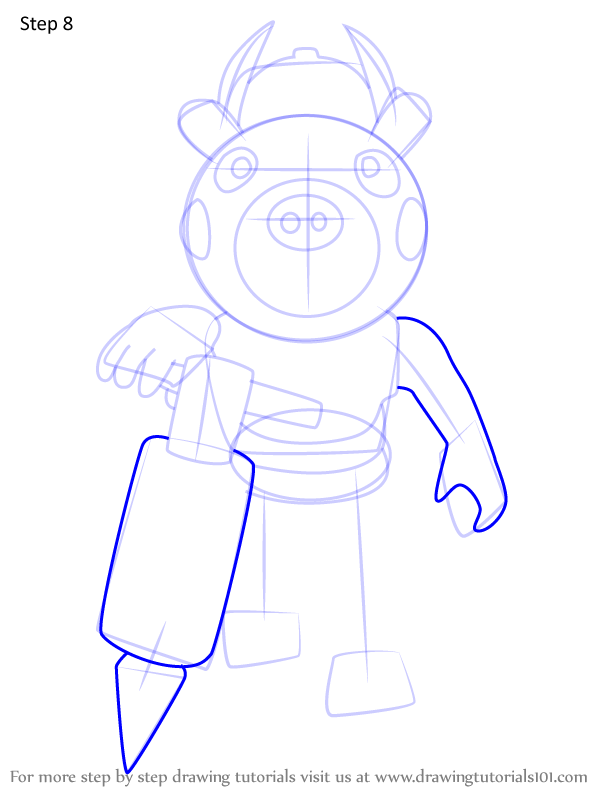 How to Draw Billy from Piggy (Piggy) Step by Step | DrawingTutorials101.com