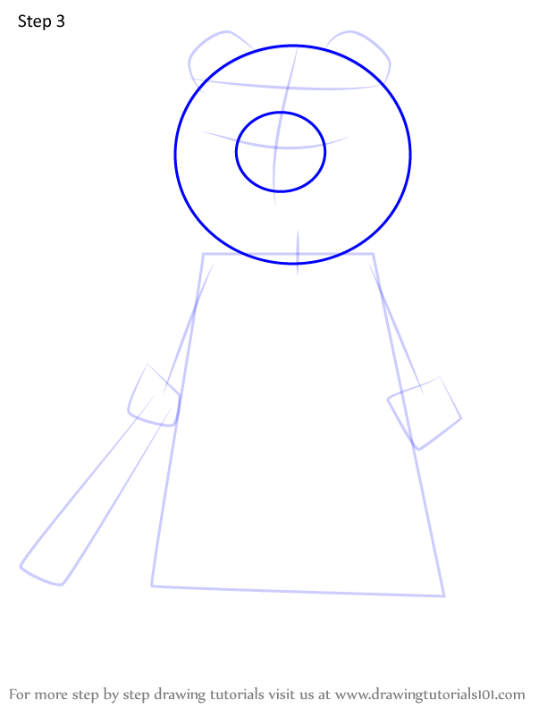How to Draw Pandy from Piggy (Piggy) Step by Step | DrawingTutorials101.com
