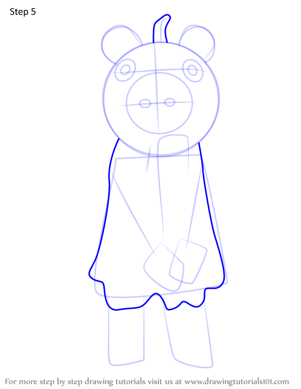 How to Draw Pumpiggy from Piggy (Piggy) Step by Step ...