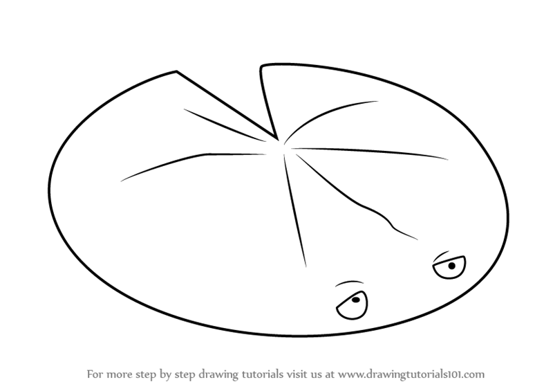 How To Draw Lily Pad From Plants Vs Zombies Plants Vs Zombies Step