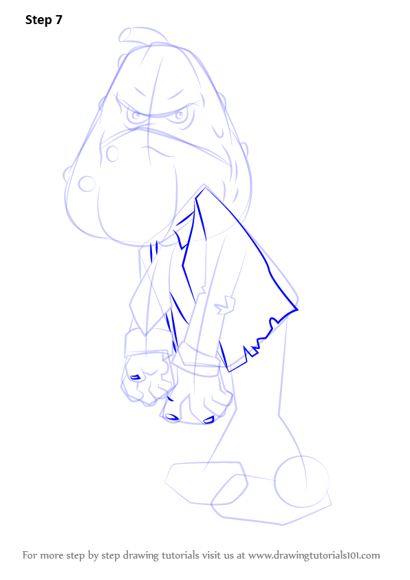 How to Draw Squash Zombie from Plants vs. Zombies (Plants vs. Zombies ...