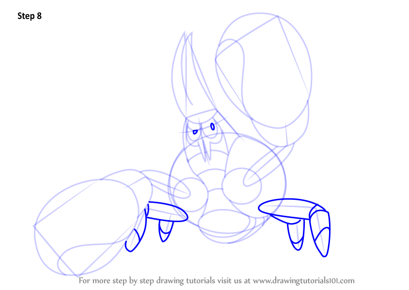 How to Draw Crabrawler from Pokemon Sun and Moon (Pokémon Sun and Moon ...
