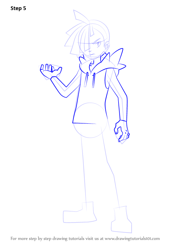 How to Draw Gladion from Pokemon Sun and Moon (Pokémon Sun and Moon ...