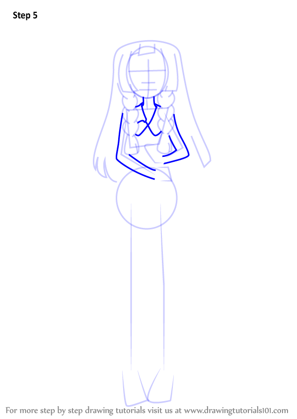 How to Draw Lillie from Pokemon Sun and Moon (Pokémon Sun and Moon ...