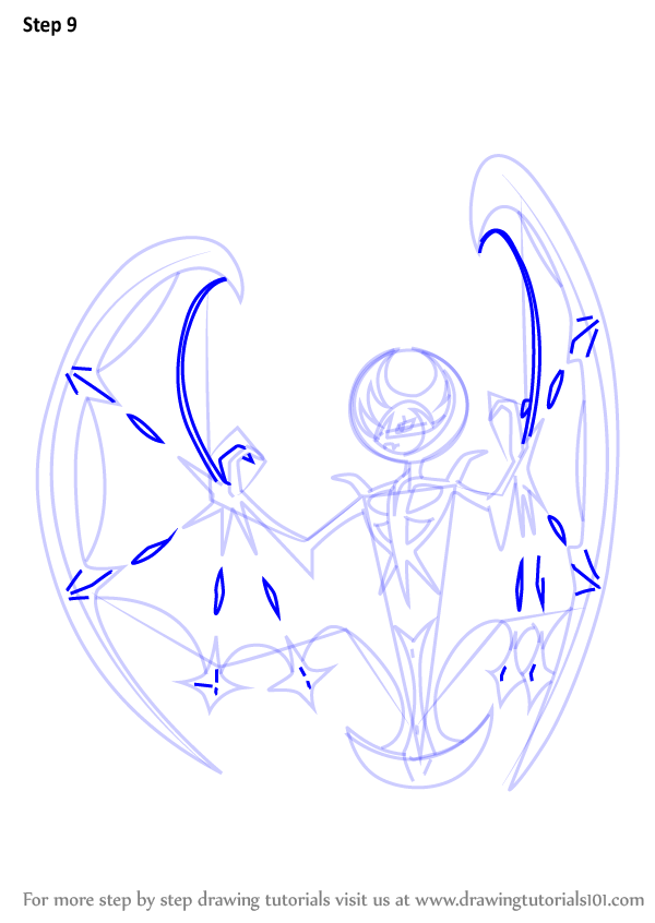How to Draw Lunala from Pokemon Sun and Moon (Pokémon Sun and Moon ...