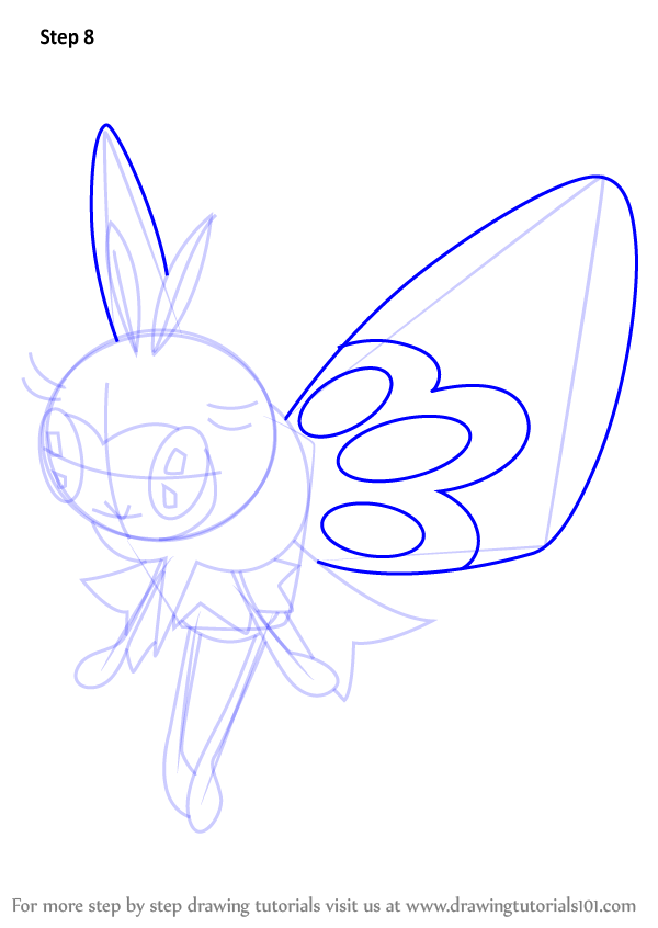 How to Draw Ribombee from Pokemon Sun and Moon (Pokémon Sun and Moon ...