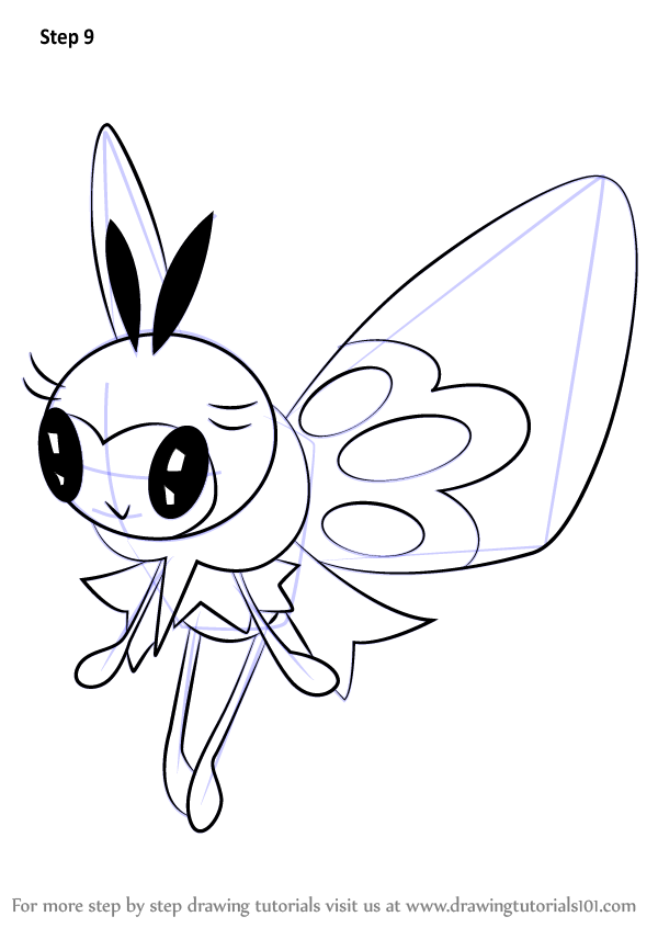 How to Draw Ribombee from Pokemon Sun and Moon (Pokémon Sun and Moon ...