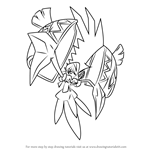 How to Draw Solgaleo from Pokemon Sun and Moon printable step by step ...