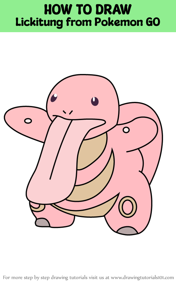 How to Draw Lickitung from Pokemon GO (Pokemon GO) Step by Step ...