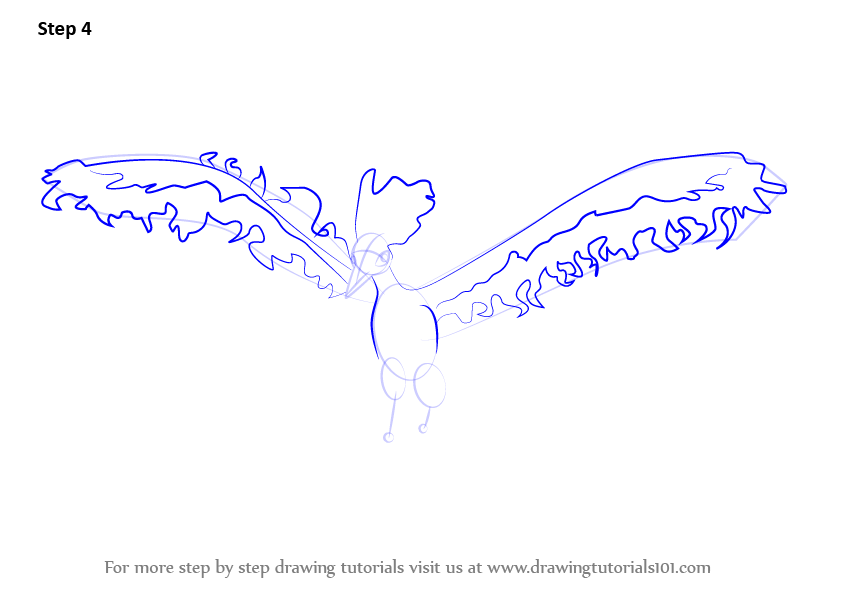 How to Draw Moltres from Pokemon GO (Pokemon GO) Step by Step ...