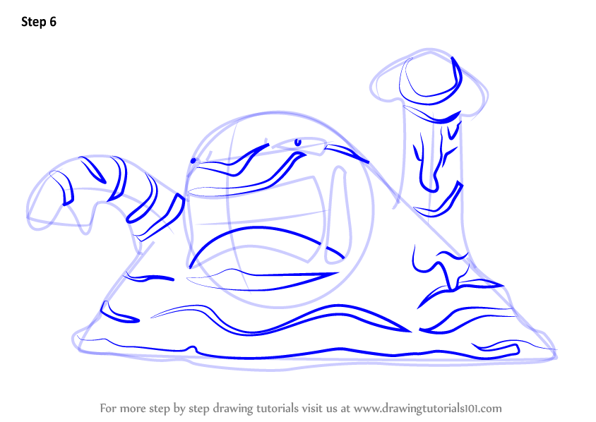 How to Draw Muk from Pokemon GO (Pokemon GO) Step by Step ...