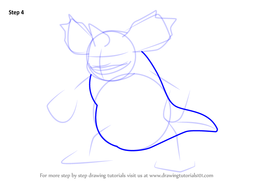 How to Draw Nidoking from Pokemon GO (Pokemon GO) Step by Step ...