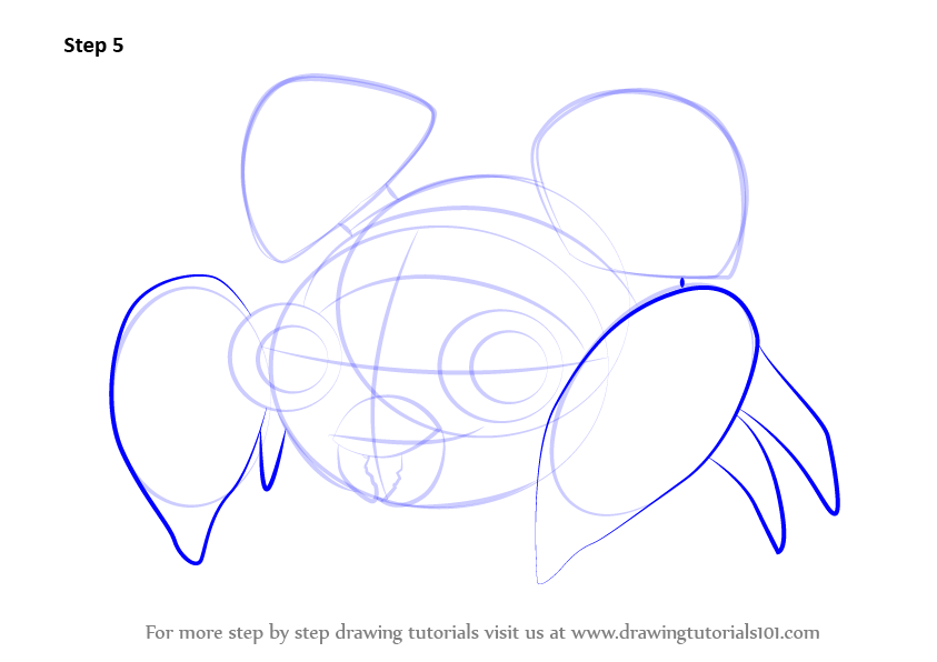 How to Draw Paras from Pokemon GO (Pokemon GO) Step by Step ...