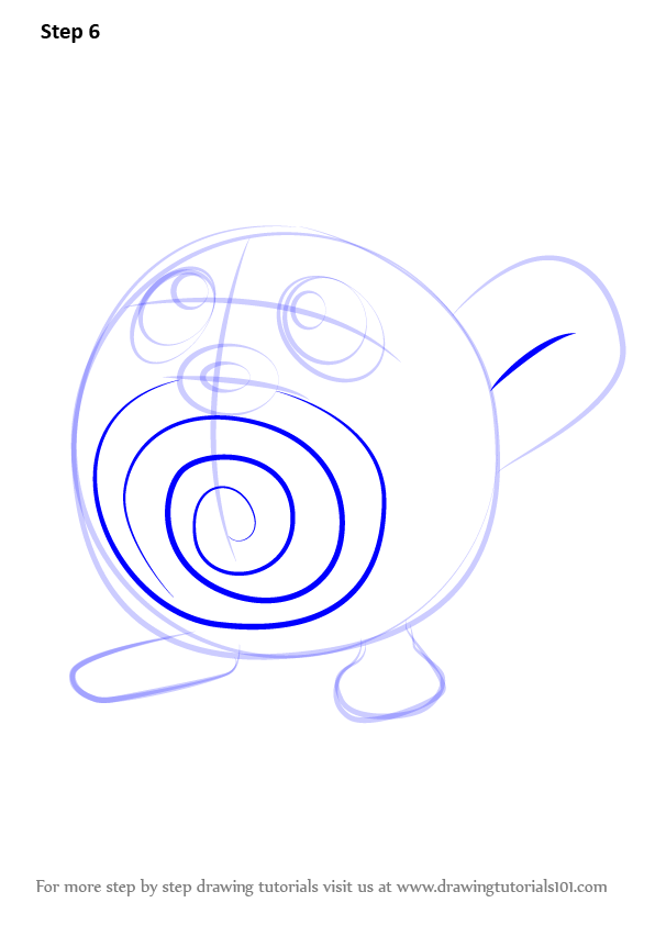 How to Draw Poliwag from Pokemon GO (Pokemon GO) Step by Step ...