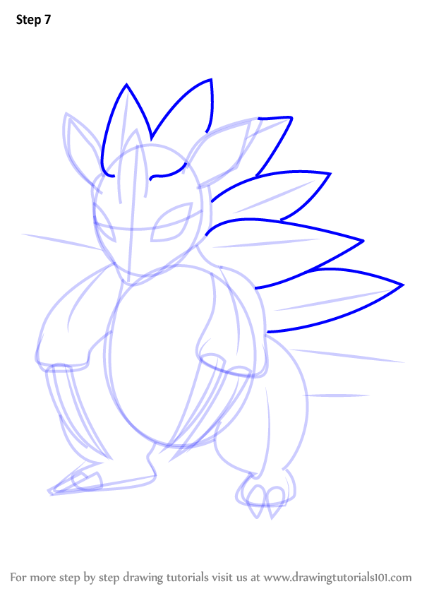 How to Draw Sandslash from Pokemon GO (Pokemon GO) Step by Step ...