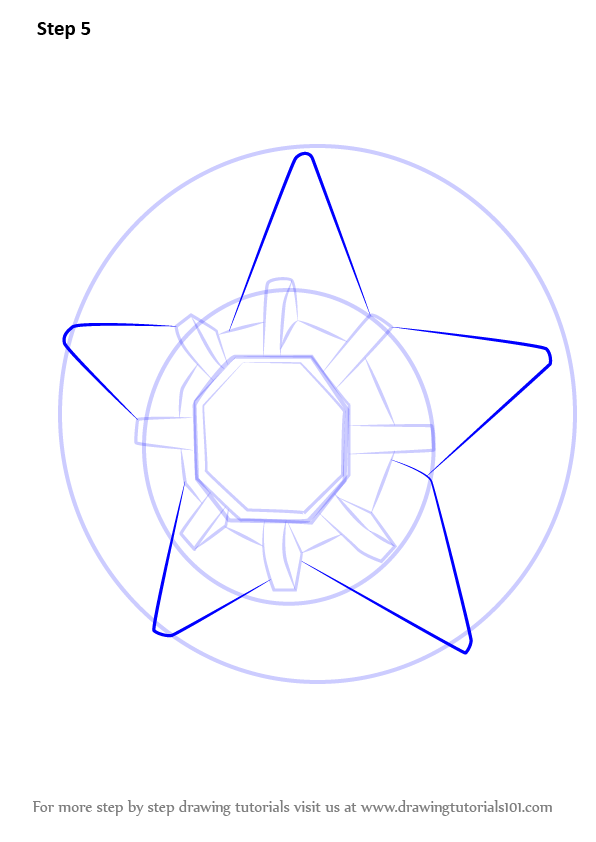 How to Draw Starmie from Pokemon GO (Pokemon GO) Step by Step ...