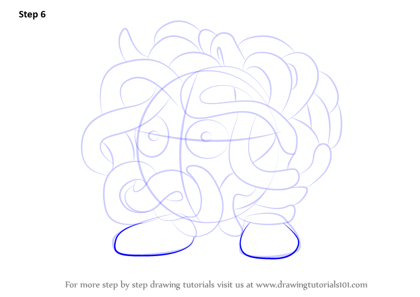 How to Draw Tangela from Pokemon GO (Pokemon GO) Step by Step ...