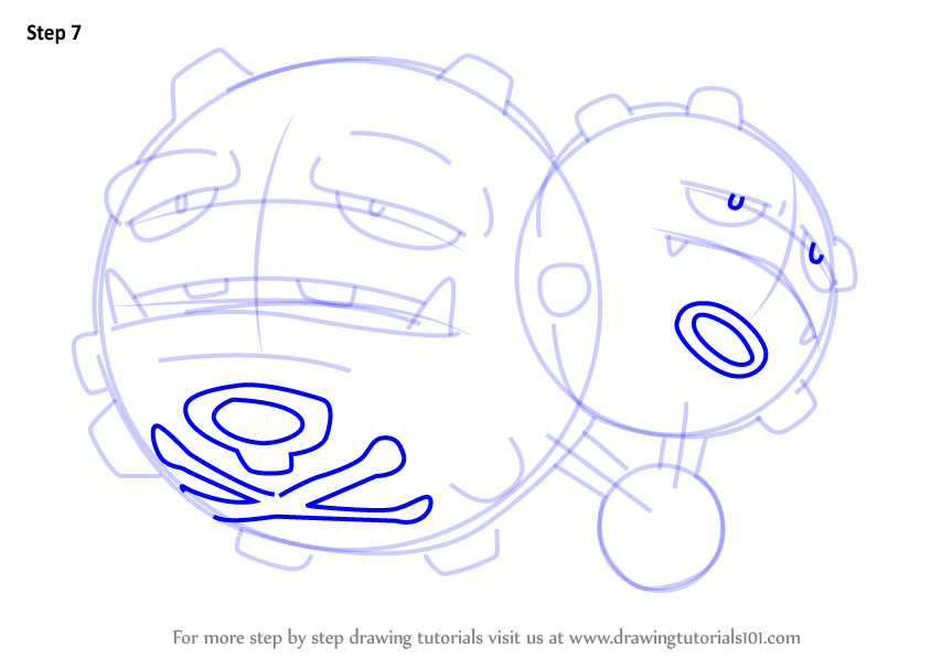 How to Draw Weezing from Pokemon GO (Pokemon GO) Step by Step ...
