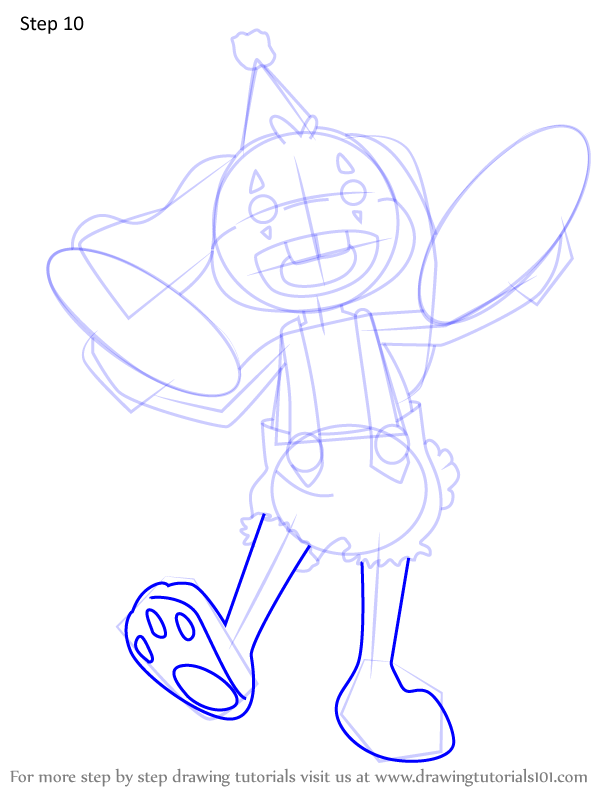 How to Draw Bunzo Bunny from Poppy Playtime (Poppy Playtime) Step by ...