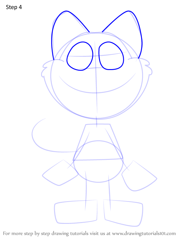 How to Draw CatNap Smile from Poppy Playtime (Poppy Playtime) Step by Step | DrawingTutorials101.com