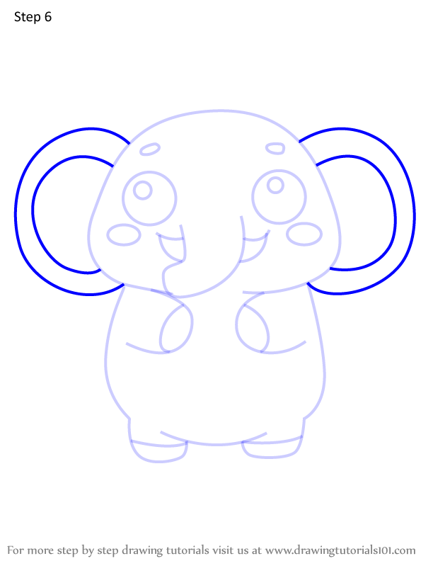 How to Draw Chibi Bubba Bubbaphant from Poppy Playtime (Poppy Playtime) Step by Step ...