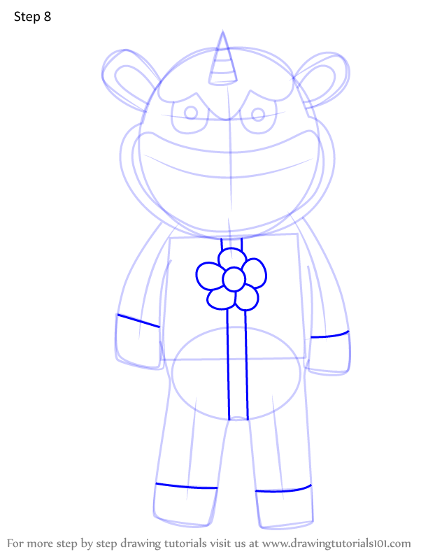 How to Draw CraftyCorn from Poppy Playtime (Poppy Playtime) Step by Step | DrawingTutorials101.com