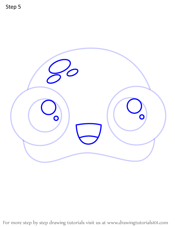 How to Draw Loy from Pou (Pou) Step by Step | DrawingTutorials101.com