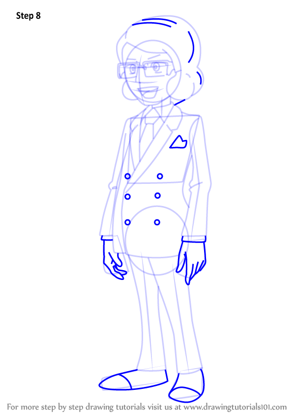 How to Draw Desmond Sycamore from Professor Layton (Professor Layton ...