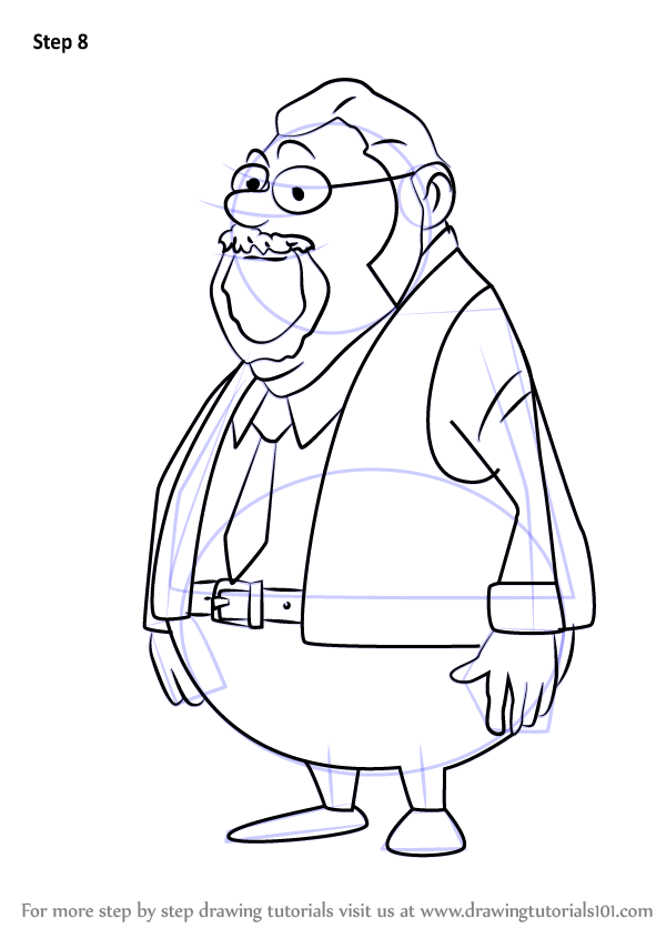 How to Draw Inspector Gilbert from Professor Layton (Professor Layton ...