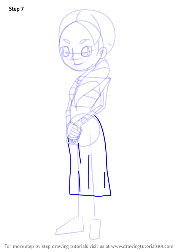 How to Draw Janice Quatlane from Professor Layton (Professor Layton ...