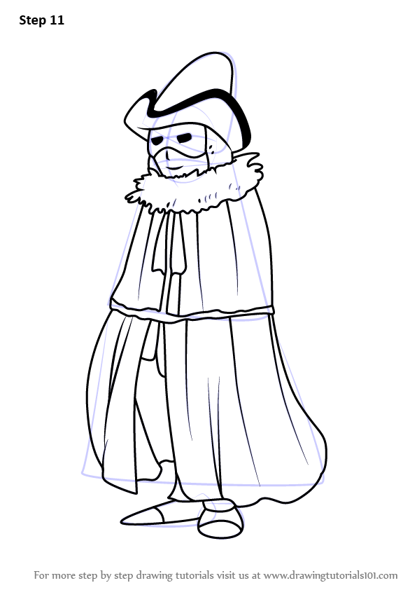 How to Draw Jean Descole from Professor Layton (Professor Layton) Step ...