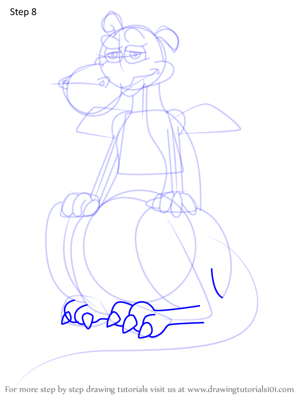 How to Draw Dragon from Putt-Putt (Putt-Putt) Step by Step ...