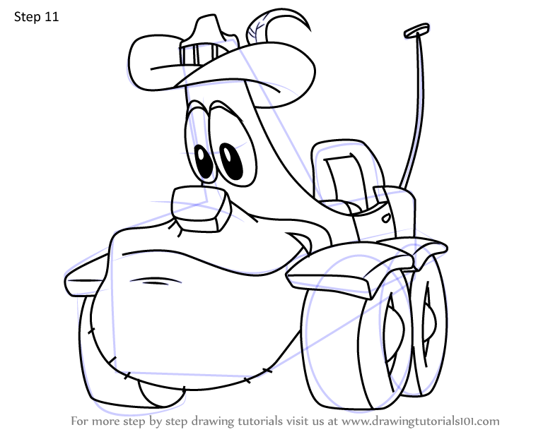 How to Draw Outback Al from Putt-Putt (Putt-Putt) Step by Step ...