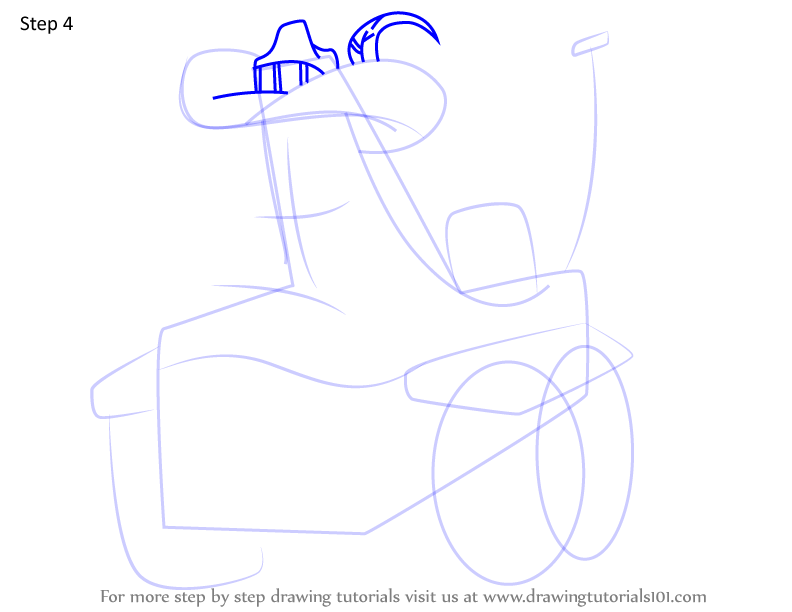 How to Draw Outback Al from Putt-Putt (Putt-Putt) Step by Step ...