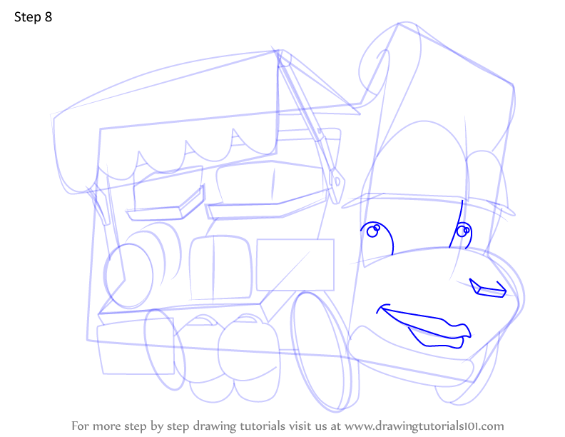 How to Draw Patty Wagon from Putt-Putt (Putt-Putt) Step by Step ...