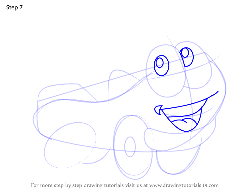 How to Draw Putt-Putt from Putt-Putt (Putt-Putt) Step by Step ...